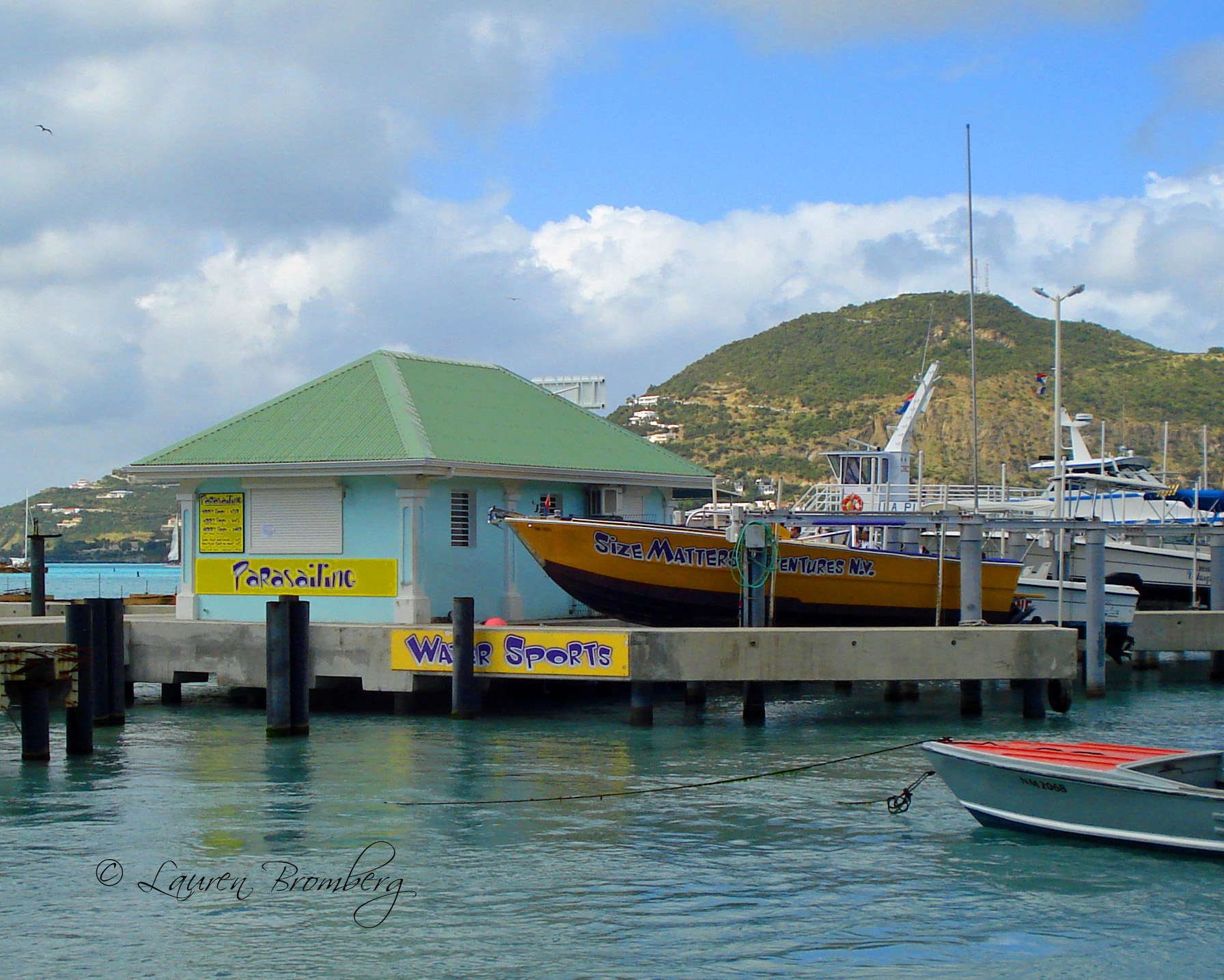 Colorful Caribbean Dock 8x10 Inch Photo on Luulla